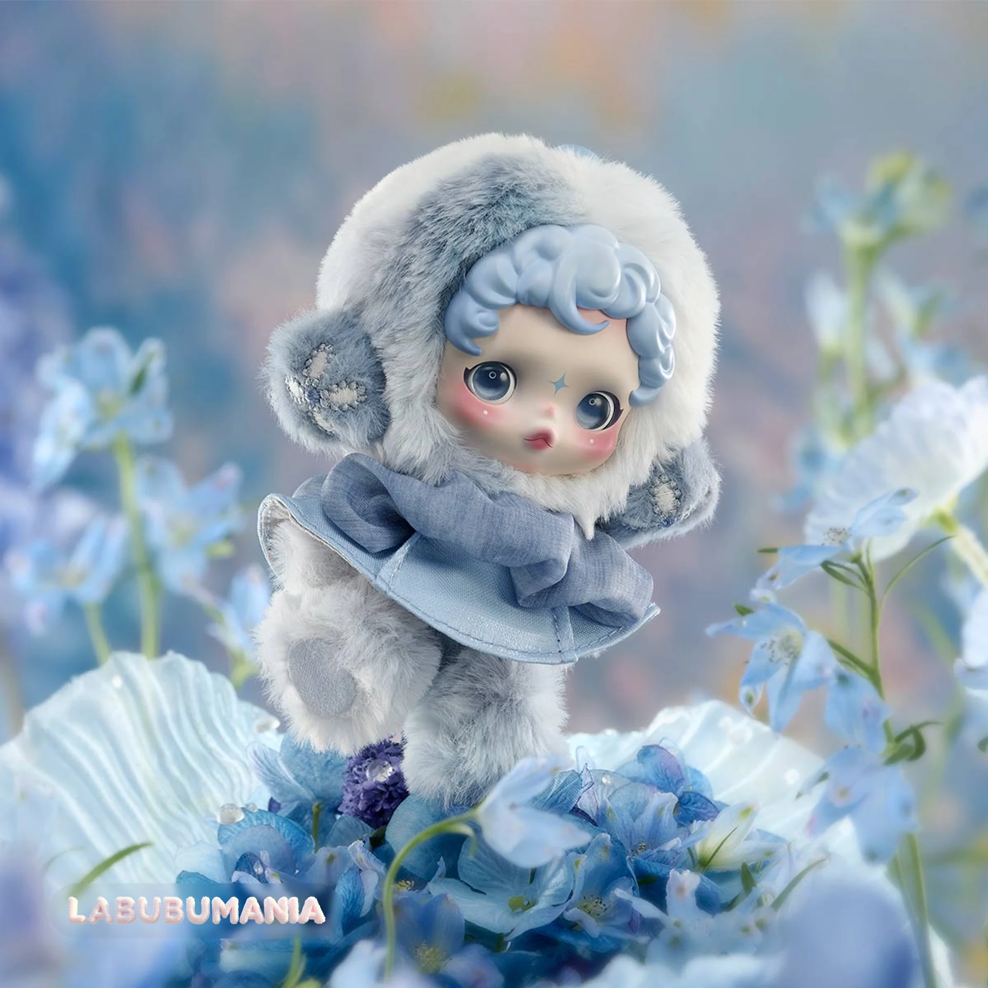 Skullpanda: Dew (голубая) | Labubumania – Pop Mart в России